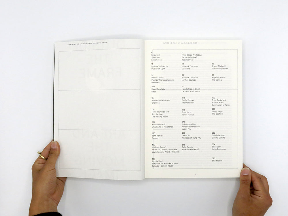 Outside the Frame: Art and the Moving Image – Perimeter Books